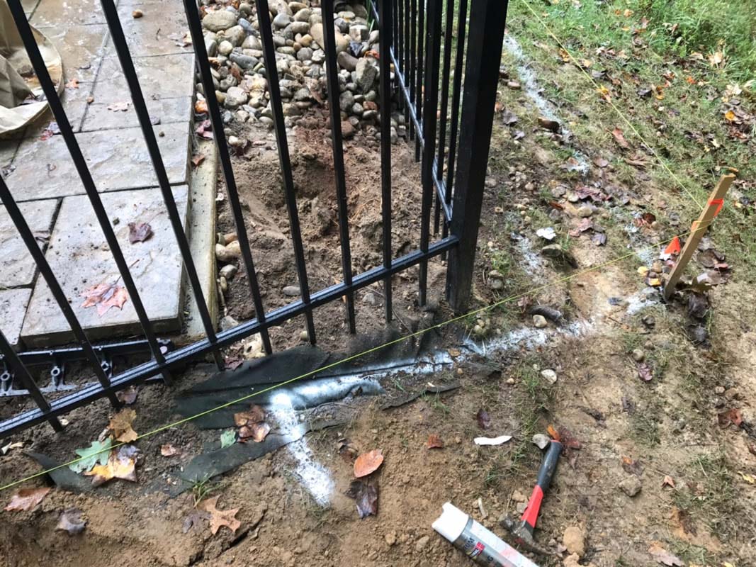 Backyard Erosion Powhatan Creek | Patio Hardscape