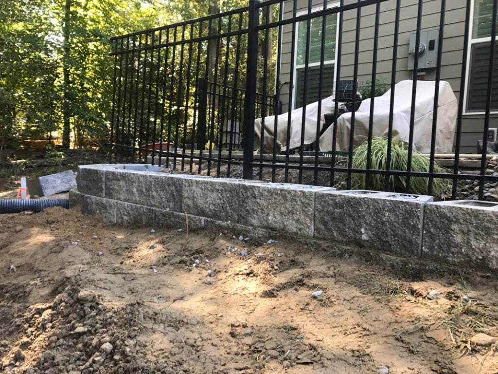 Backyard Erosion Powhatan Creek | Patio Hardscape