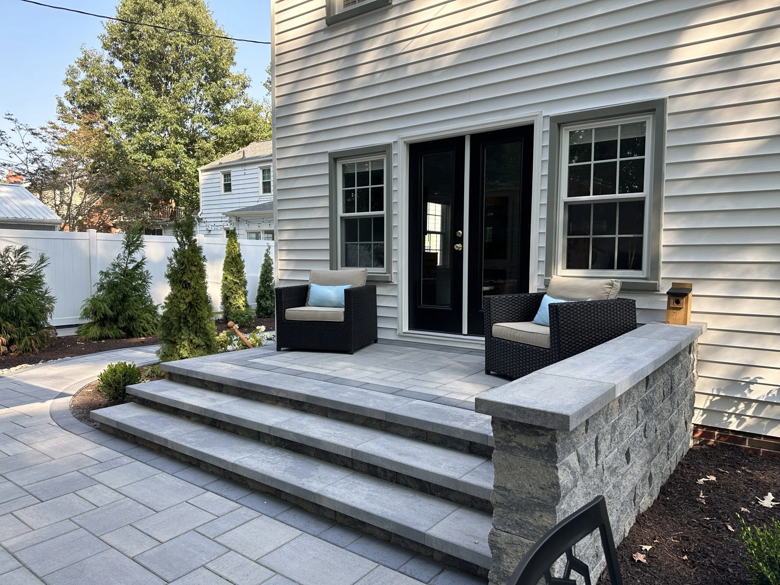 Elevated Stone Deck Designs Exploring Patio Surface Alternatives For